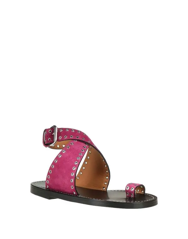 Isabel Marant Étoile Round-toe Buckle Suede Sandals