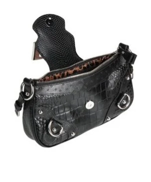 Balenciaga Croc-embossed Cowhide Flap Bag
