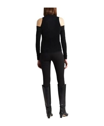 Max Mara V-neck Sleeveless Ribbed Knit Vest
