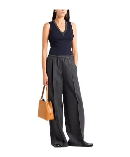 Brunello Cucinelli Sleeveless V-neck Knit Vest