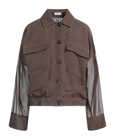 Brunello Cucinelli Minimalist Embroidered Jacket