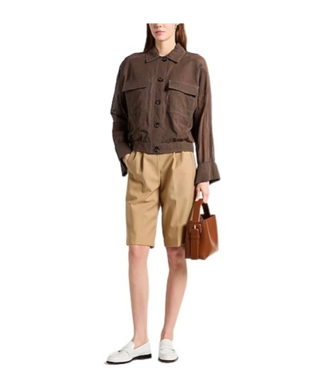 Brunello Cucinelli Minimalist Embroidered Jacket