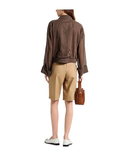 Brunello Cucinelli Minimalist Embroidered Jacket