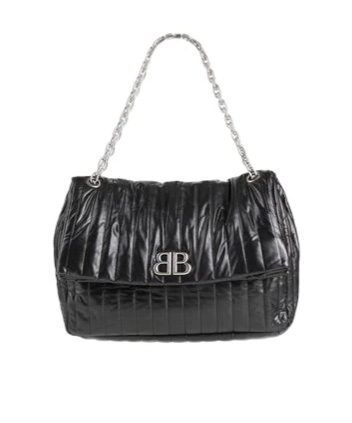 Balenciaga Large Solid Quilted Flap Bag