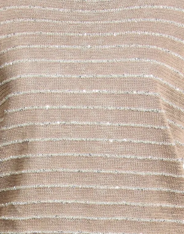 Brunello Cucinelli Striped Sequin Knitwear