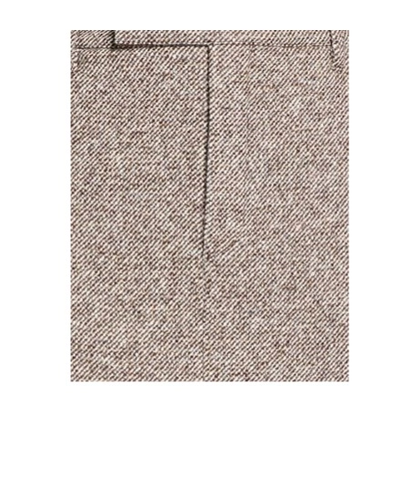 Brunello Cucinelli Versatile Solid Flannel Skirt