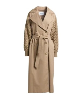 Max Mara Plain Colour Overcoats - Nude
