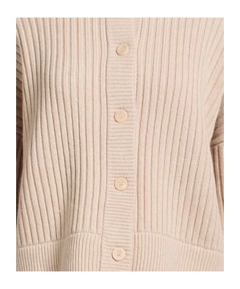 Max Mara High-neck Ribbed Knit Cardigan