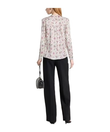Isabel Marant Étoile Floral Print Satin Blouse