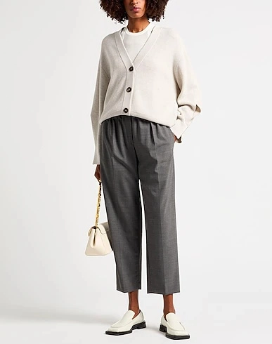 Brunello Cucinelli High-waisted Slim-fit Suit Pants