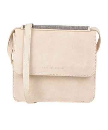 Brunello Cucinelli Versatile Crossbody Bag - Nude