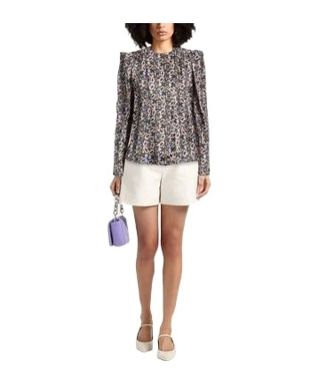 Isabel Marant Étoile Satin Pattern Blouse