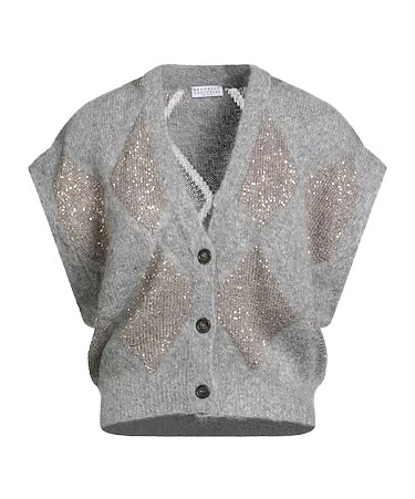Brunello Cucinelli Cardigans - Gray