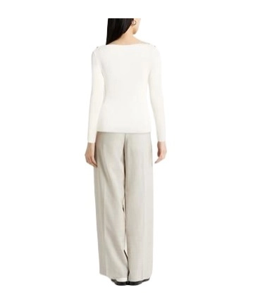 Max Mara Ribbed Knit Top