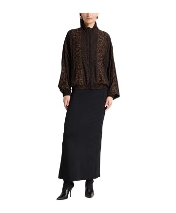 Balenciaga Leopard Print Harrington Jacket