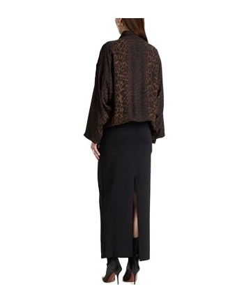 Balenciaga Leopard Print Harrington Jacket