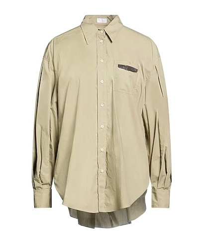 Brunello Cucinelli Classic Collared Long Sleeve Shirt