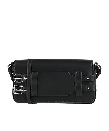 MAISON MARGIELA Medium Leather Shoulder Bag - Black