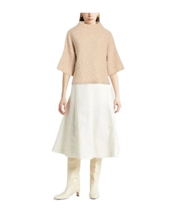 Max Mara High-neck Bouclé Knit Top