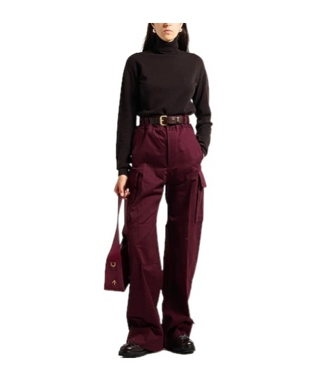Saint Laurent Solid-color Cargo Pants