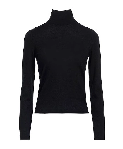 Max Mara Solid Cashmere Turtleneck Sweater