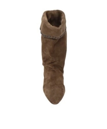 Isabel Marant Étoile Round Toe Platform Leather Boots