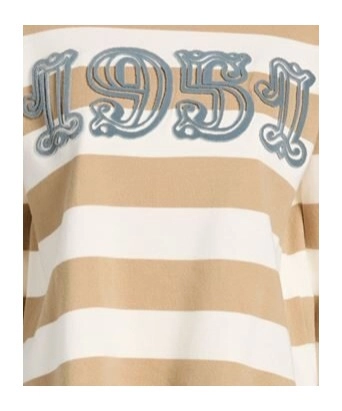 Max Mara Striped Crew-neck Top