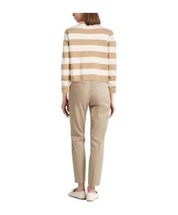 Max Mara Striped Crew-neck Top