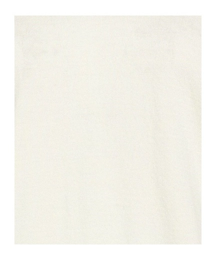 Max Mara Solid Lightweight Cashmere Knit Top - White