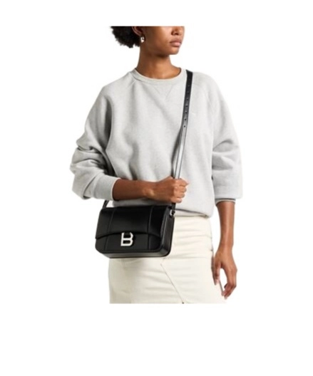 Balenciaga Medium Patent Leather Shoulder Bag