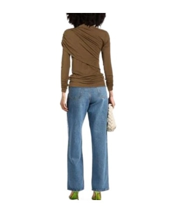 Isabel Marant Étoile Solid Crew Neck Long Sleeve T-shirt