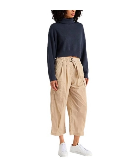 Brunello Cucinelli Minimal Short Turtleneck Sweater