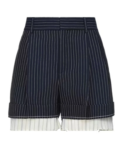 Chloé High-waisted Striped Shorts