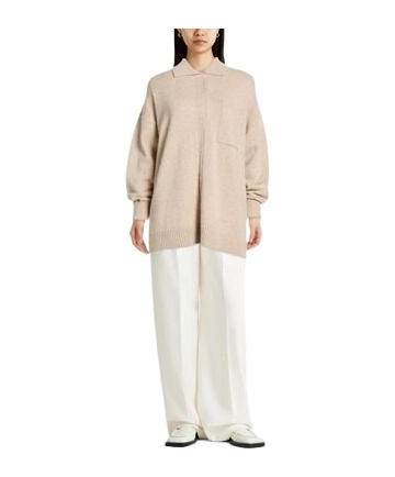 Max Mara Collared Knit Cardigan