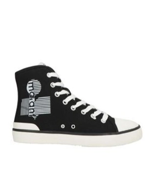 Isabel Marant Étoile Print Canvas High Top Shoes