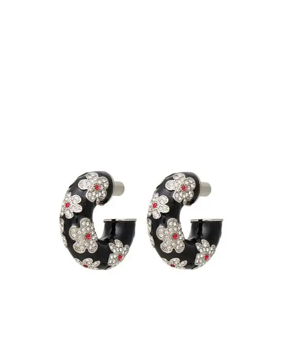Marni Metal Earrings - Black