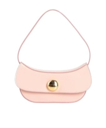 Marni Smooth Leather Shoulder Bag - Nude