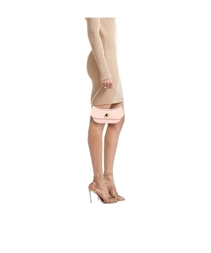 Marni Smooth Leather Shoulder Bag - Nude