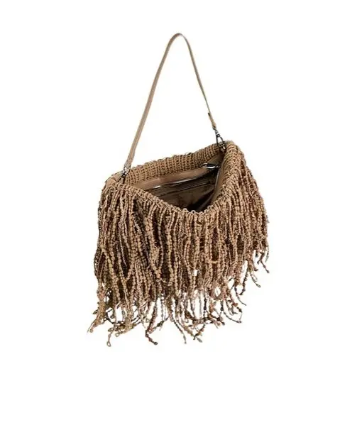 Brunello Cucinelli Sequin Tassel Handbag