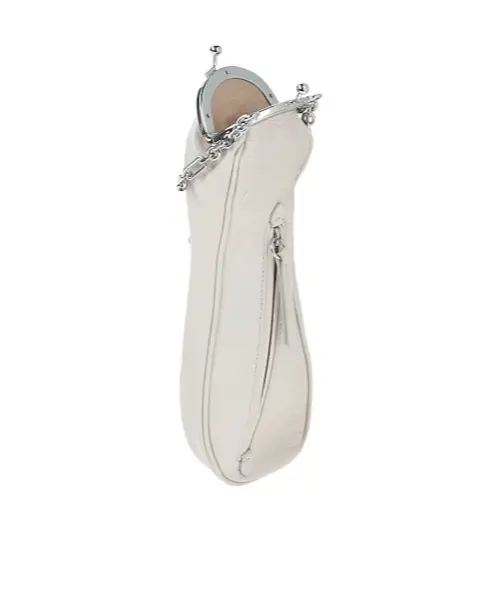 MAISON MARGIELA Solid Color Leather Crossbody Bag