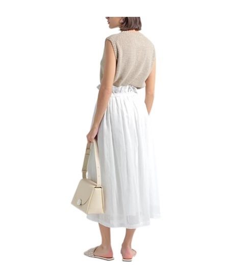 Brunello Cucinelli Solid-color Swing Skirt