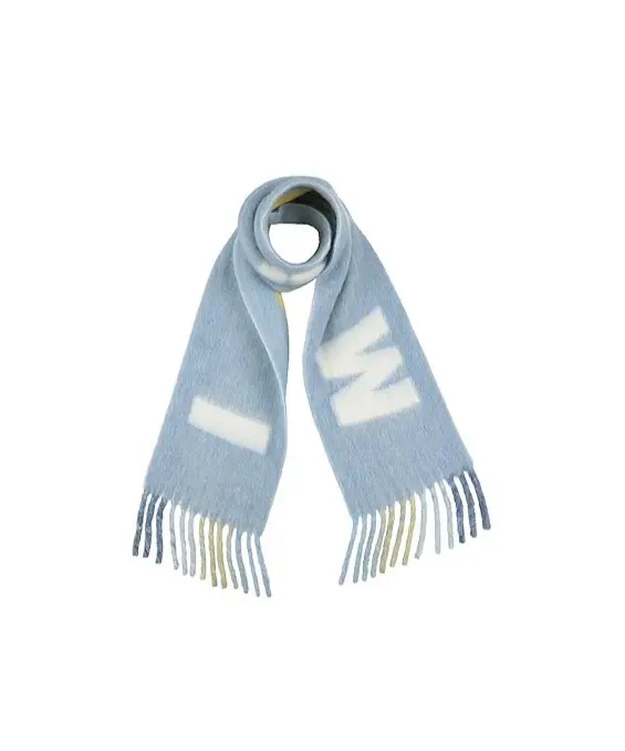 Marni Multicolour Scarves - Blue