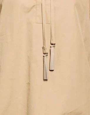 Max Mara Stand-collar Three-quarter Sleeve Blouse