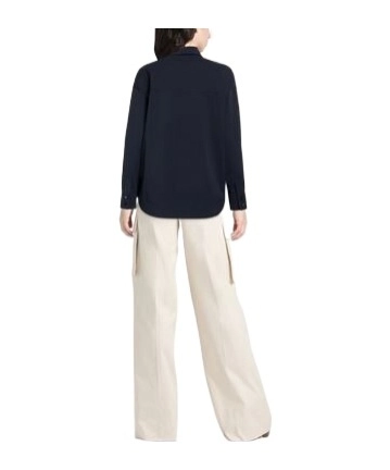 Max Mara Collared Button-down Long-sleeve Shirt