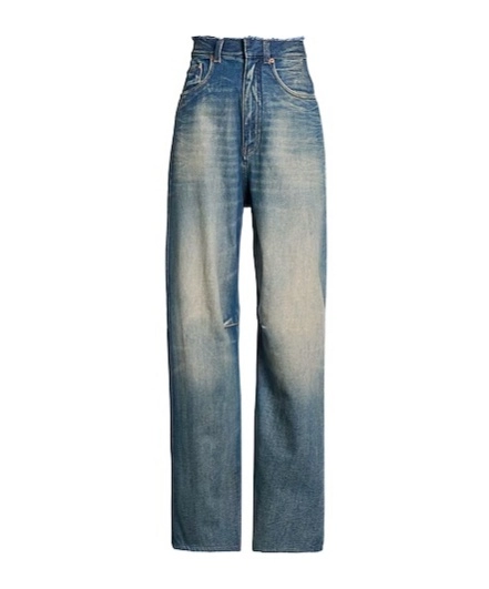 MAISON MARGIELA Plain Colour Jeans - Blue