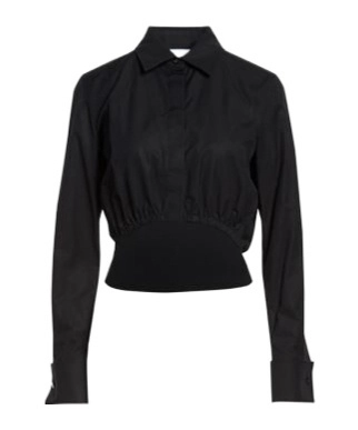 Max Mara Collared Long-sleeve Button-down Shirt - Black