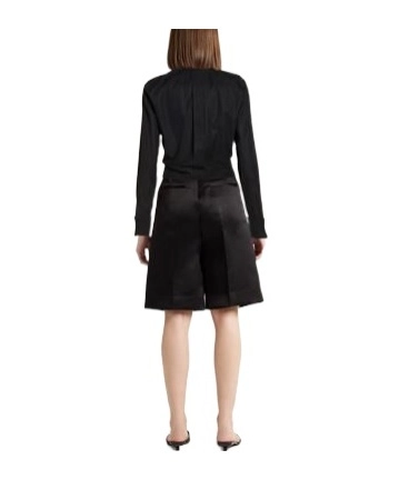 Max Mara Collared Long-sleeve Button-down Shirt - Black