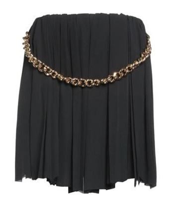 Balenciaga Draped Pleated Mini Skirt