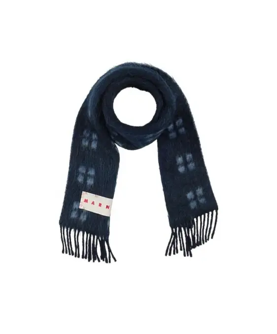 Marni Checked Scarves - Black