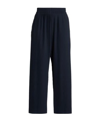Max Mara High-waisted Pleated Texture Wide-leg Trousers - Black